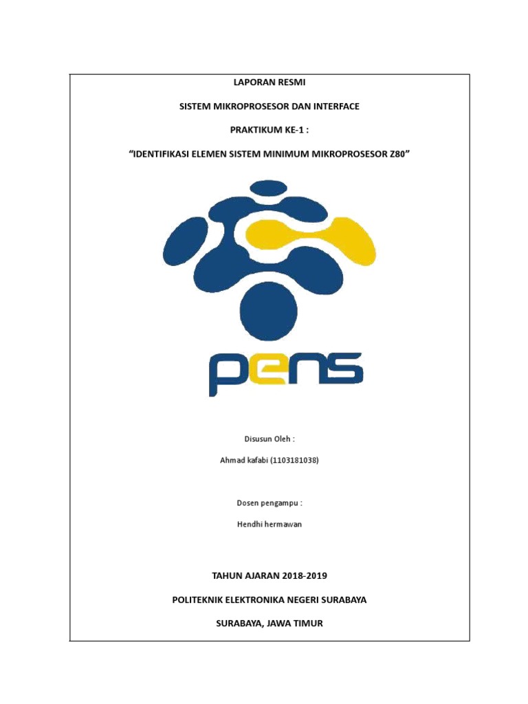 IDENTIFIKASI ELEMEN SISTEM MIKROPROSESOR FZ80 DAN FUNGSINYA | PDF