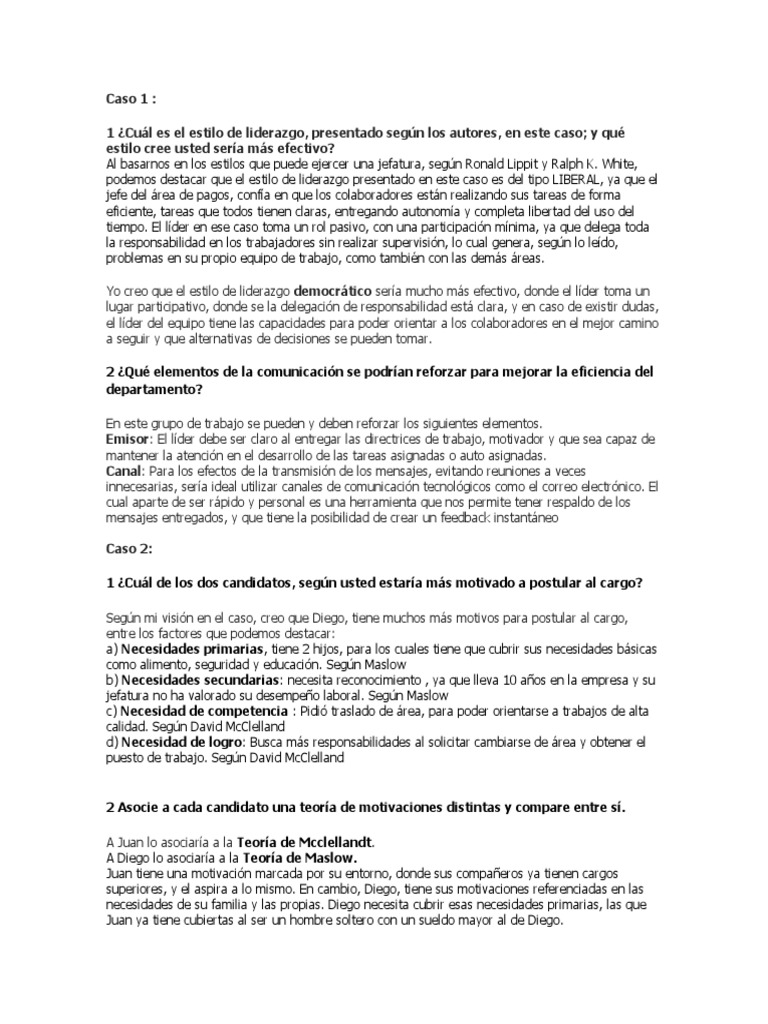 Control Semana 7 - Fundamentos de La Administración - IACC | PDF | Liderazgo | Motivación
