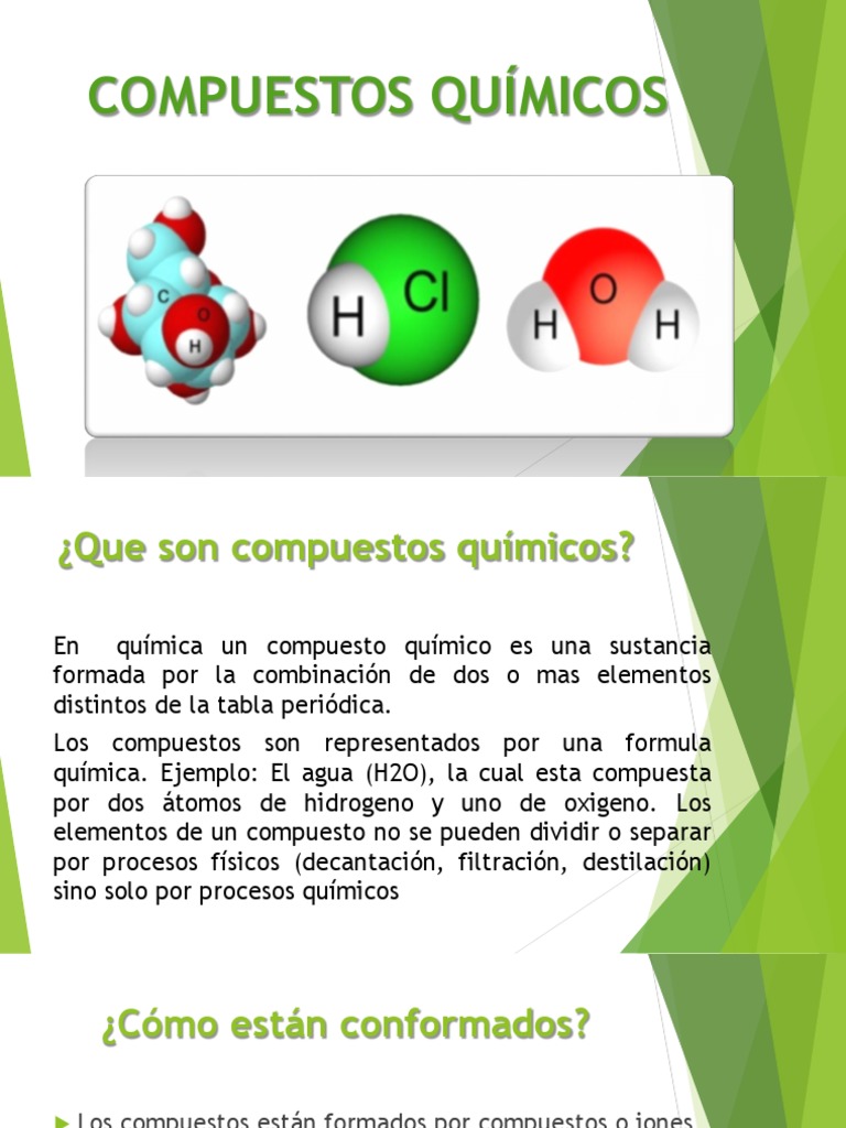 Definición y ejemplos de compuestos químicos | PDF