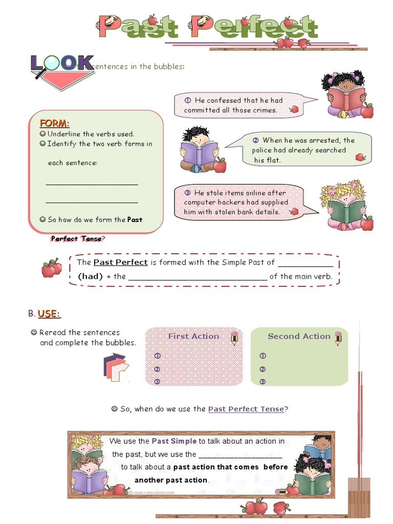 Past Perfect Simple | PDF | Perfect (Grammar) | Grammatical Tense