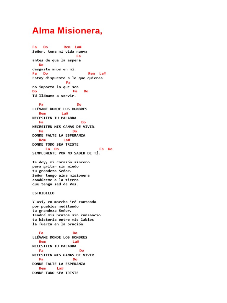 Alma Misionera | PDF