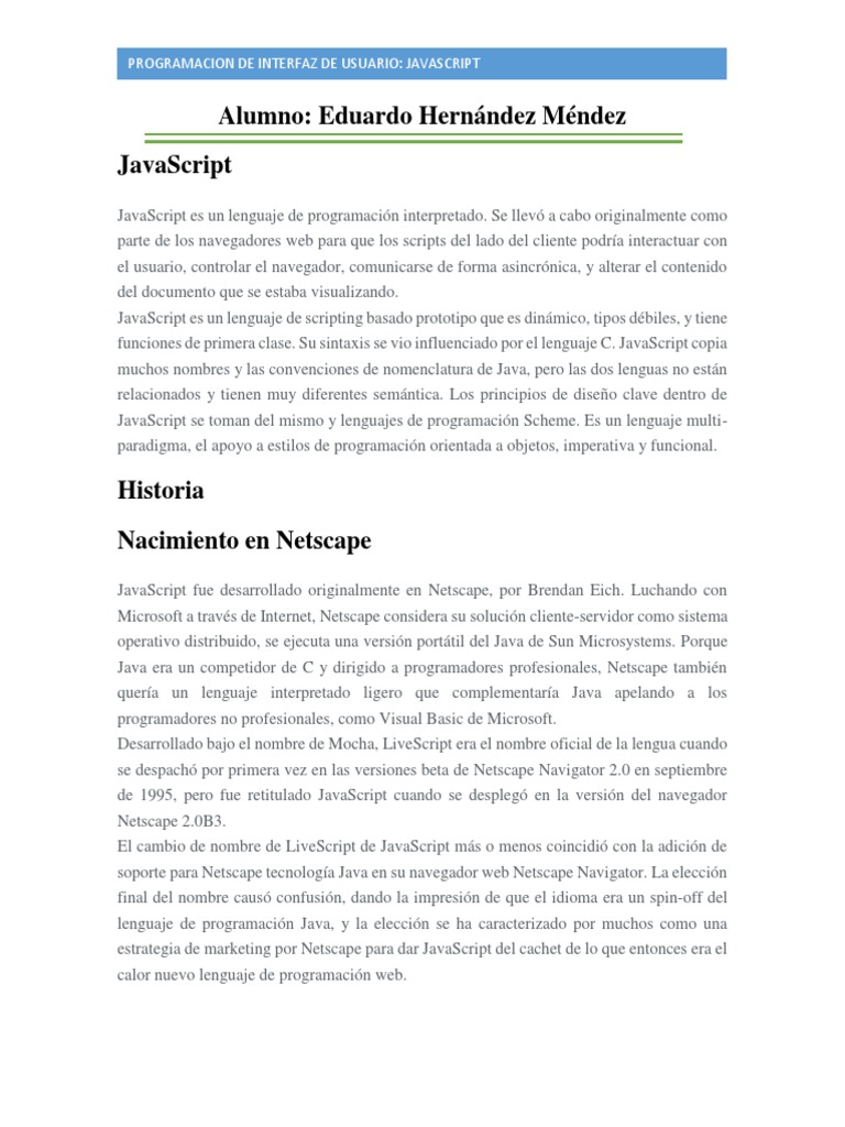 Javascrip Concepto Basico Pdf Script Java Lenguaje De Programación 