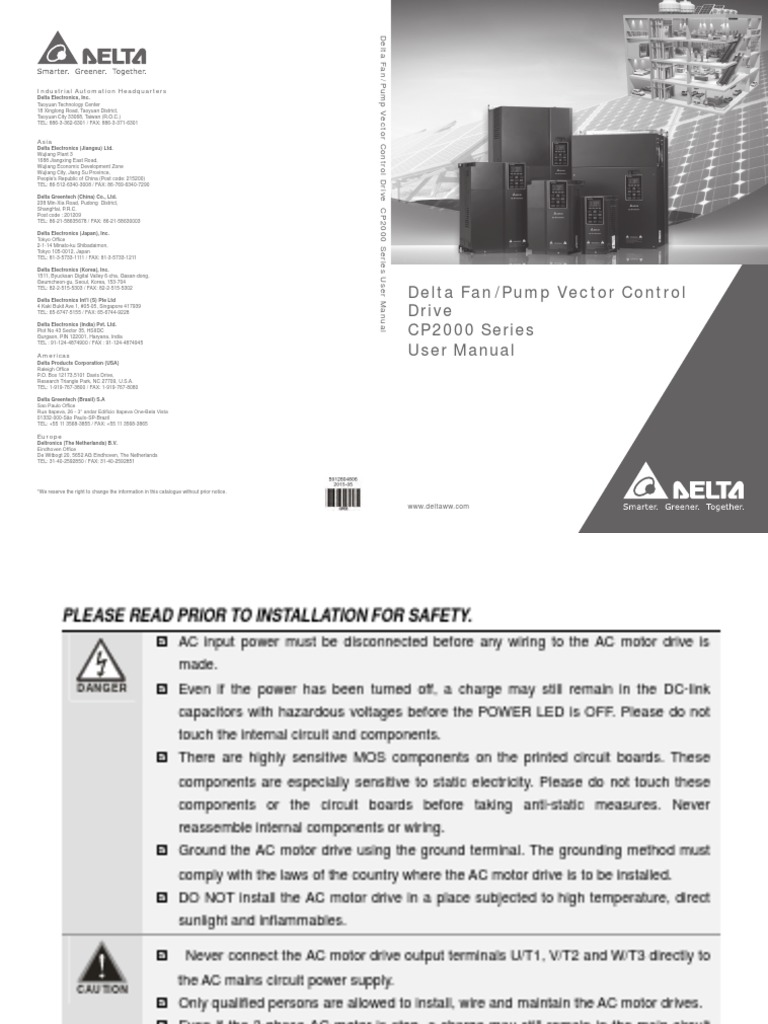 CP2000 Series User Manual Overview | PDF | Electromagnetic Interference ...