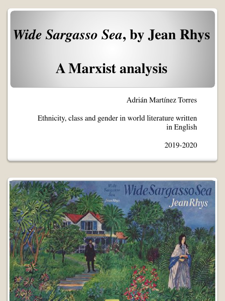 Wide Sargasso Sea - Marxist Analysis | PDF