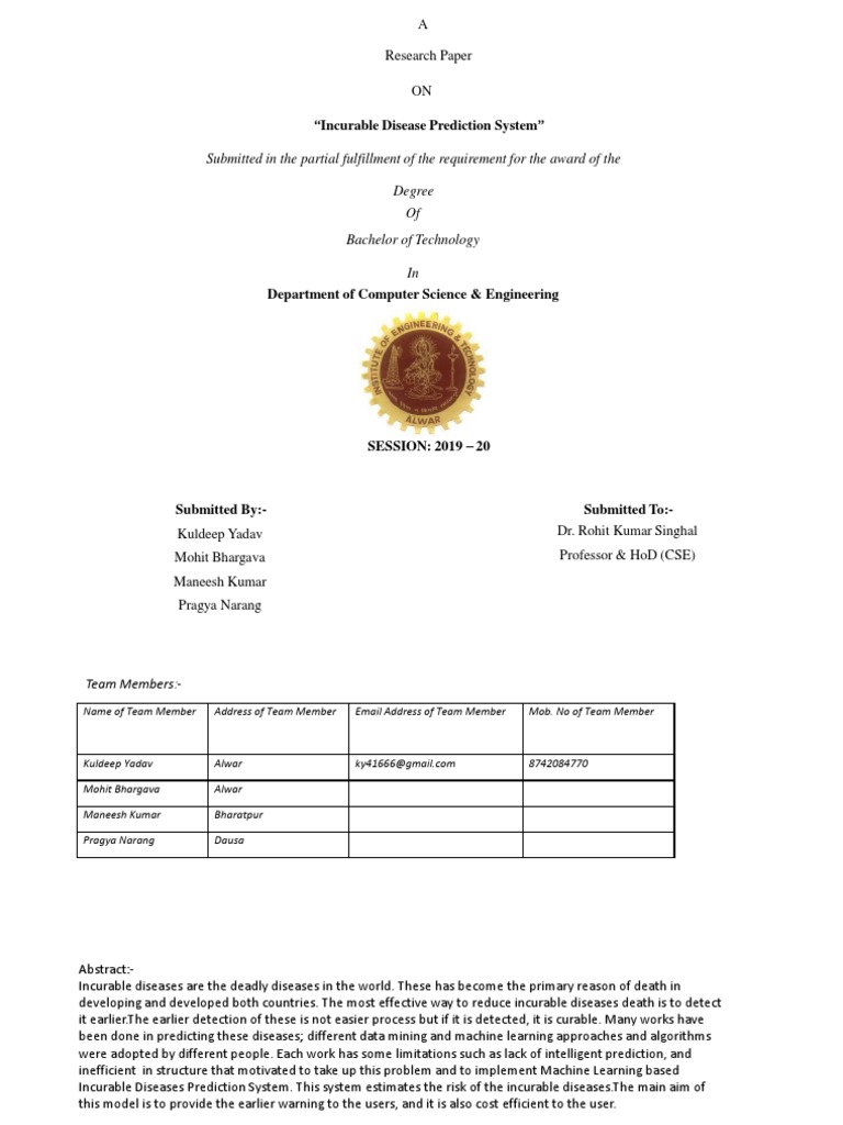 Research Papers On Python | PDF | Machine Learning | Statistical ...