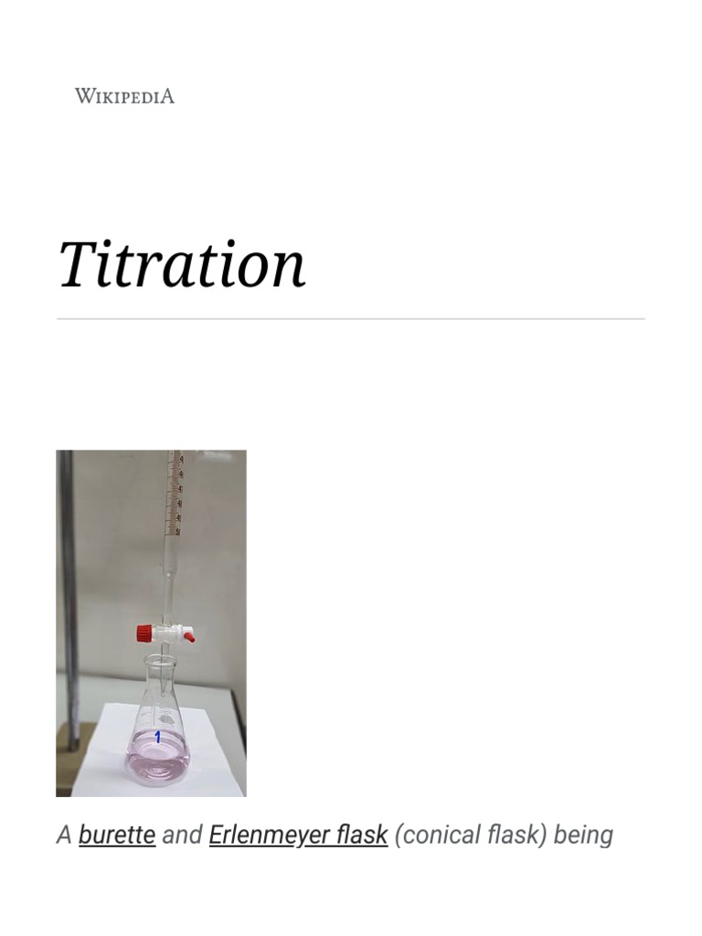 Acid-Base Titration Guide in 40 Characters | PDF | Titration | Chemistry