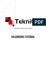 Tutorial Solidwork Lengkap Dan Mudah | PDF