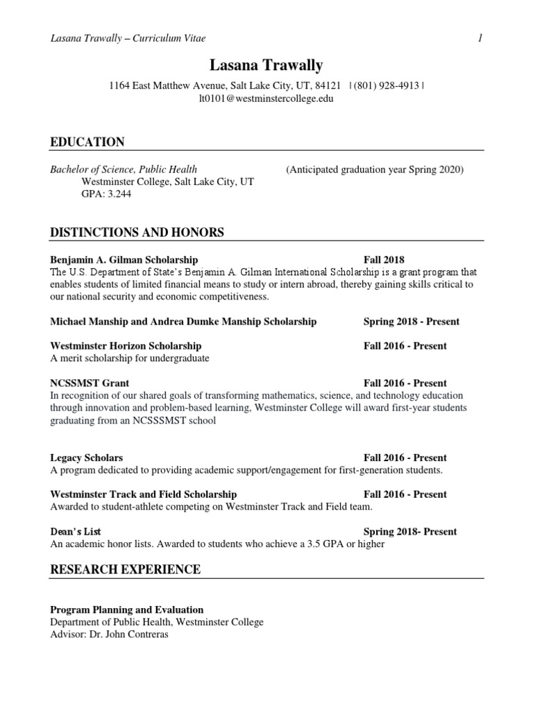 CV | PDF | Leadership | Curriculum