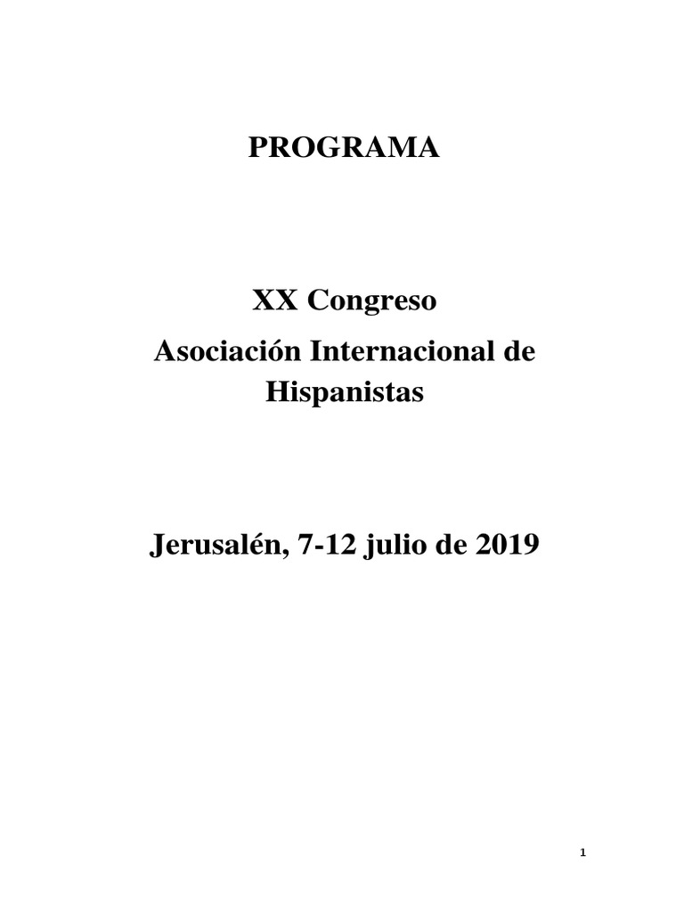 Programa Provisorio | PDF | Don Quijote | Idiomas