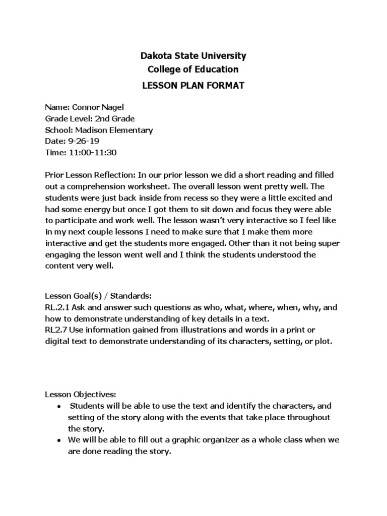 2nd Grade Reading Lesson: Big Red Lollipop | PDF | Lesson Plan ...
