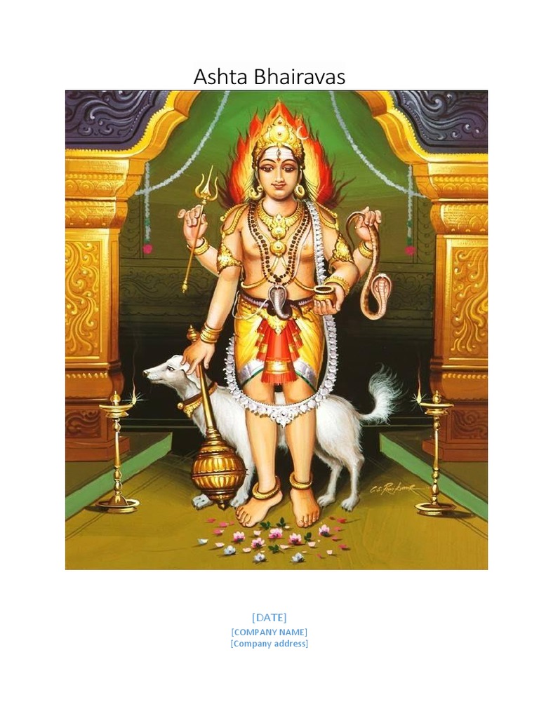Ashta Bhairavas | PDF | Mythology | Hindu Deities