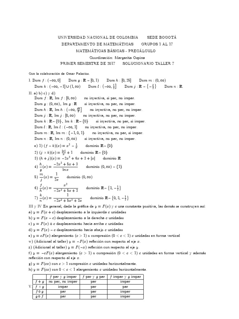 Solucionario Precalculo | PDF | Enseñanza de matemática