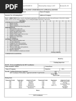 OJT Performance Evaluation Form | PDF