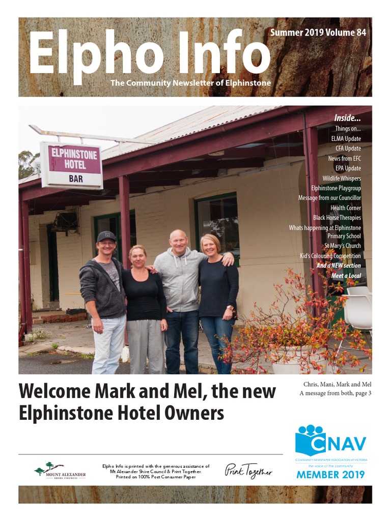 Elpho Info Vol84 December 2019 - Summer Edition | PDF | Nature