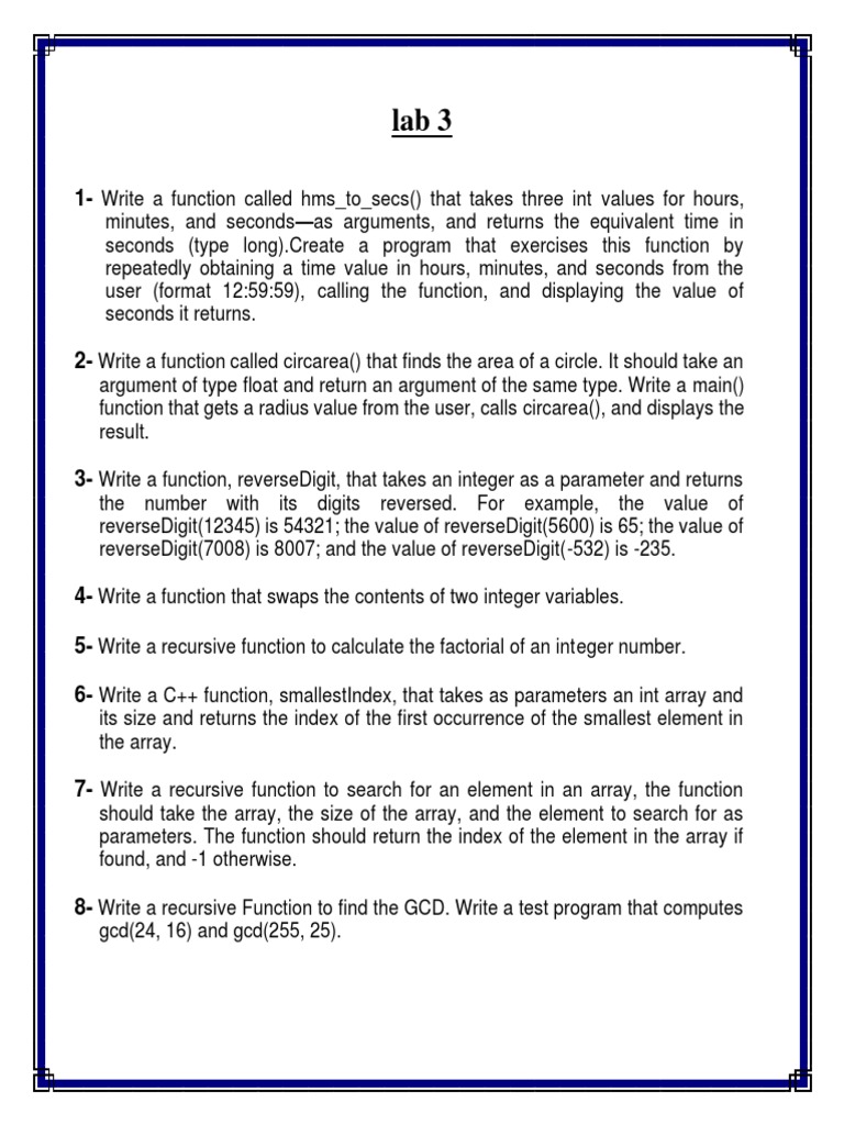 C Pdf Subroutine Parameter Computer Programming 