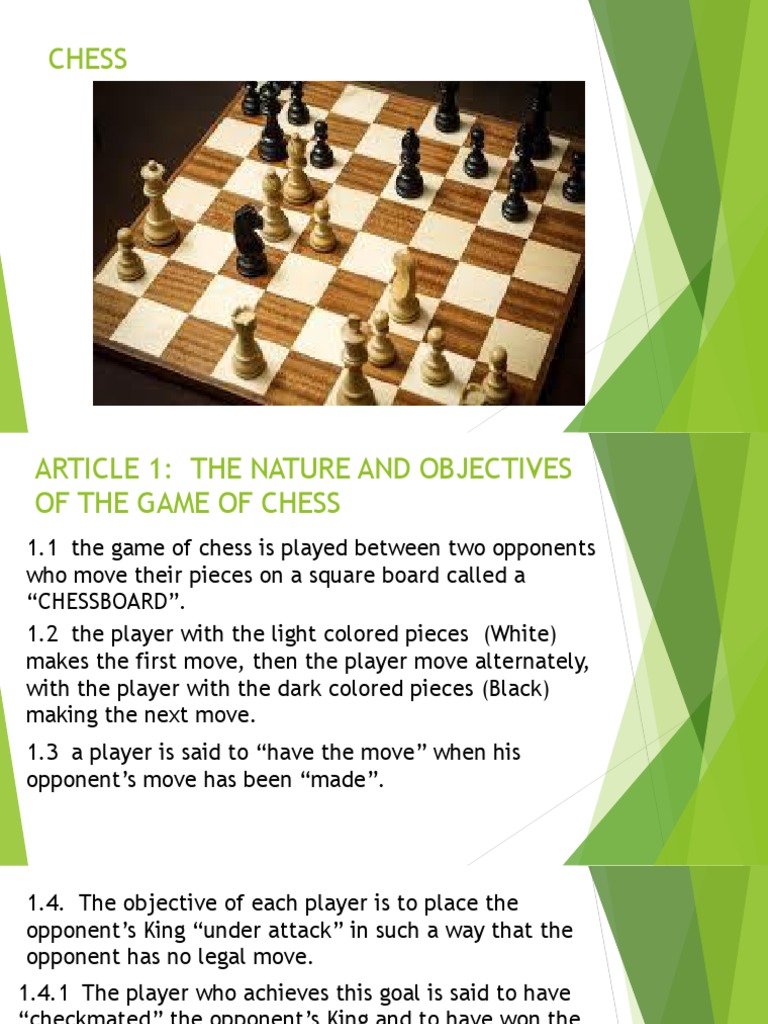 Chess PPT Seminar | PDF | Game Theory | Chess