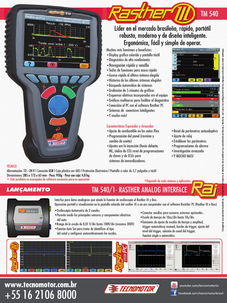 Scanner TM 540 Rasther III | PDF | Monitor de computadora | Ordenador ...