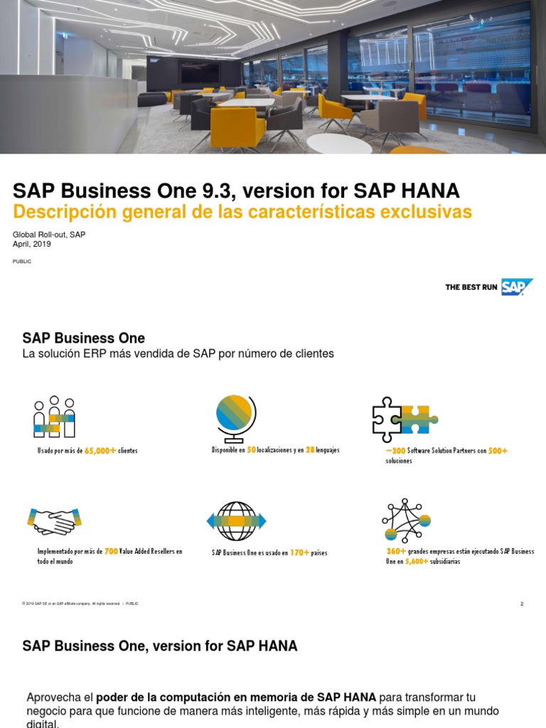 SAP Business One SAP HANA | PDF | Widget (Gui) | Sap Se