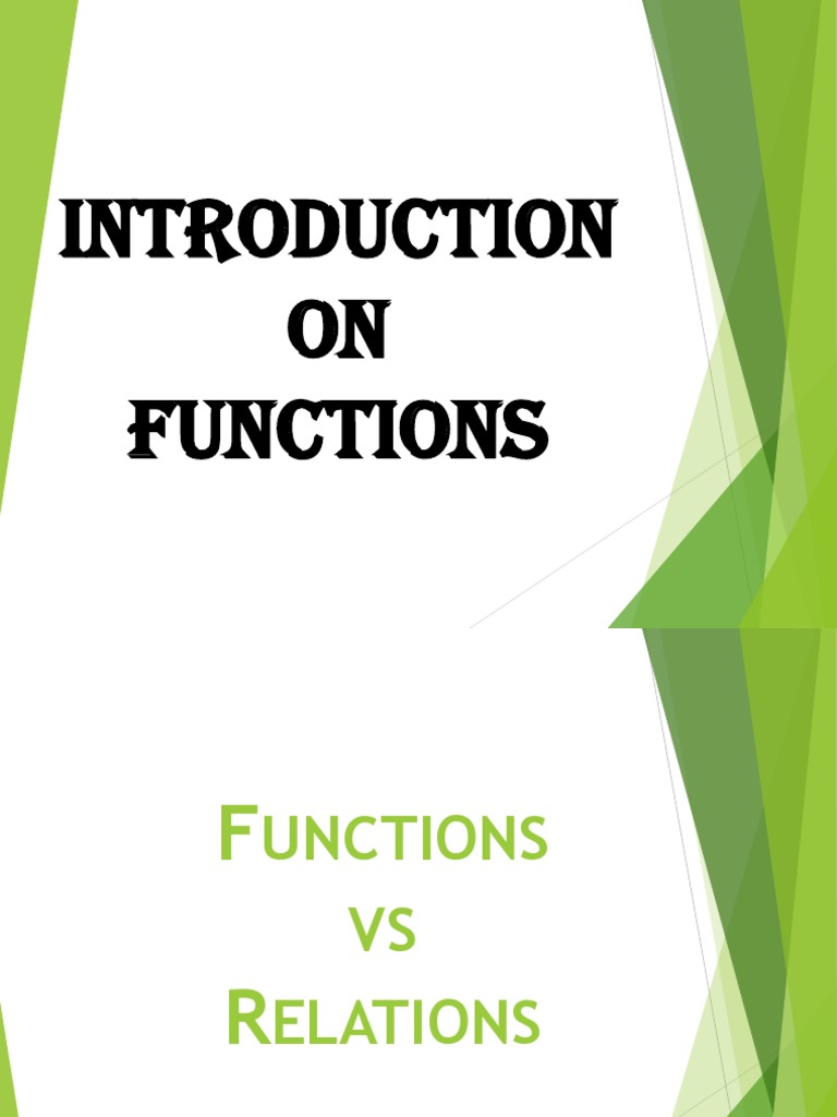 Gen Math Introduction-to-FUNCTION | PDF | Domain Of A Function ...