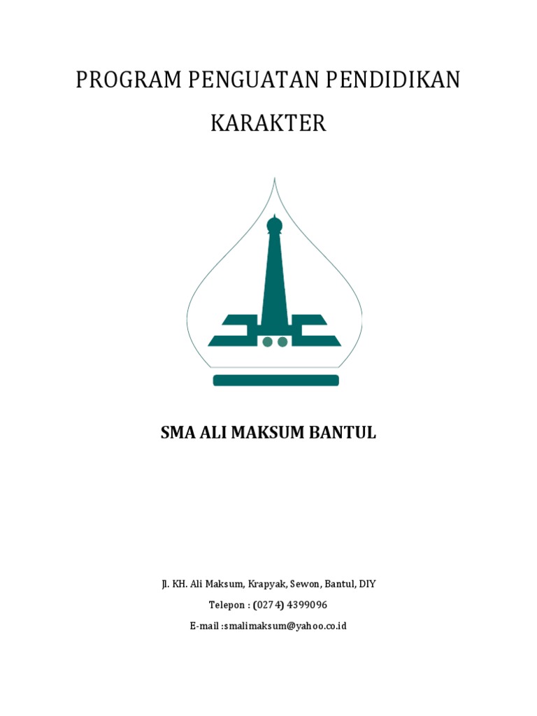 Program Penguatan Pendidikan Karakter Sma Ali Maksum | PDF