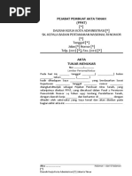 Contoh Akta Fidusia | PDF