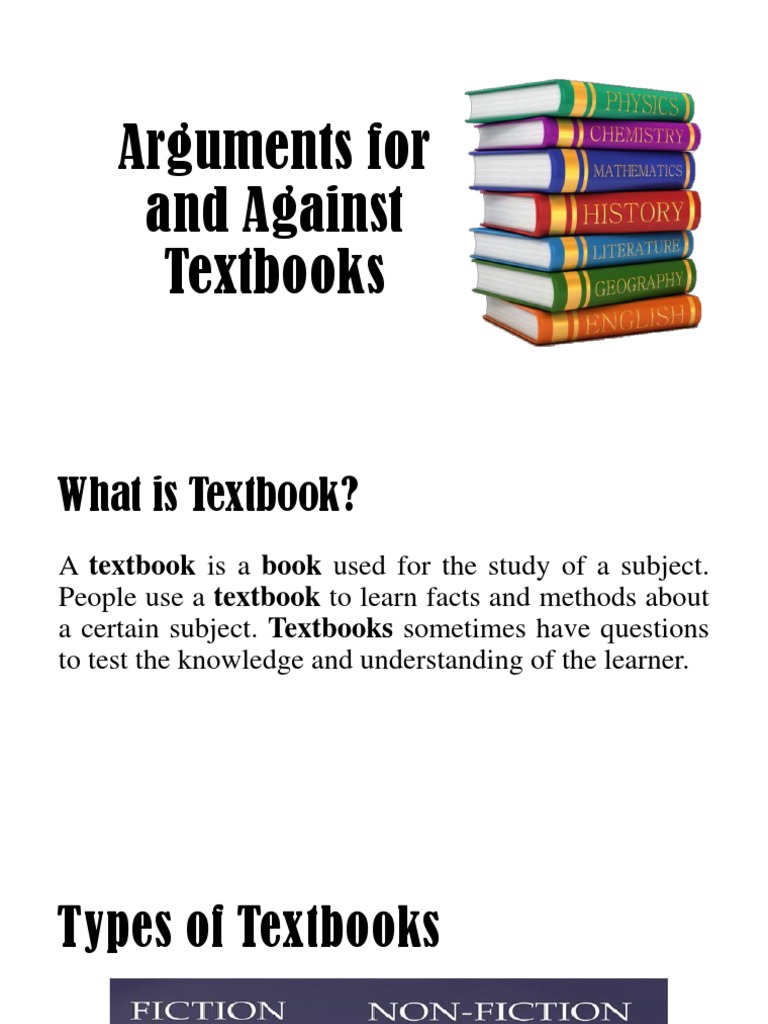 Pros and Cons of Textbooks and E-books | PDF | Textbook | E Books