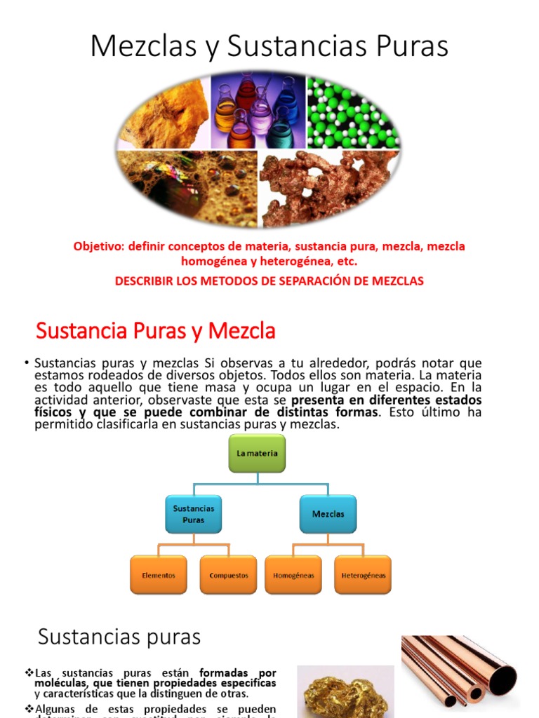 Mezclas y Soluciones, Metodos de Separación de Mezclas | PDF | Mezcla ...