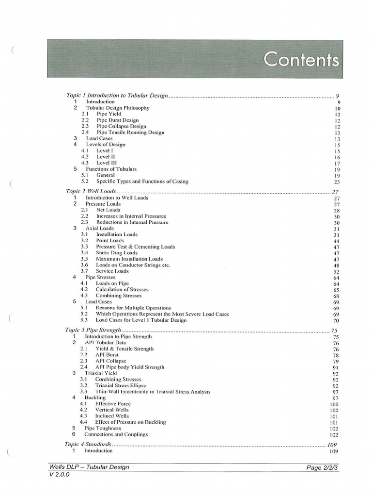 02.02. Tubular Design | PDF