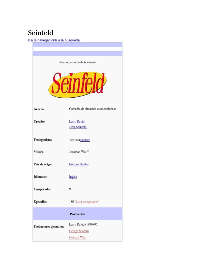 Seinfeld | PDF | Seinfeld | NBC