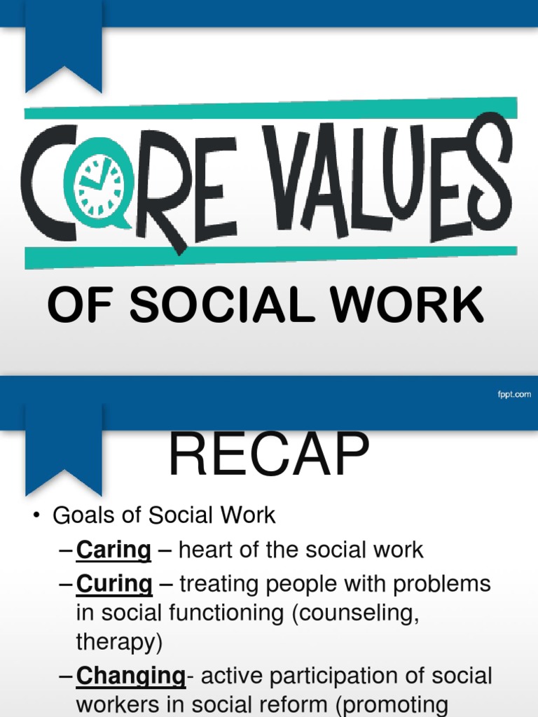 Core Values of Social Work | PDF | Social Work | Dignity