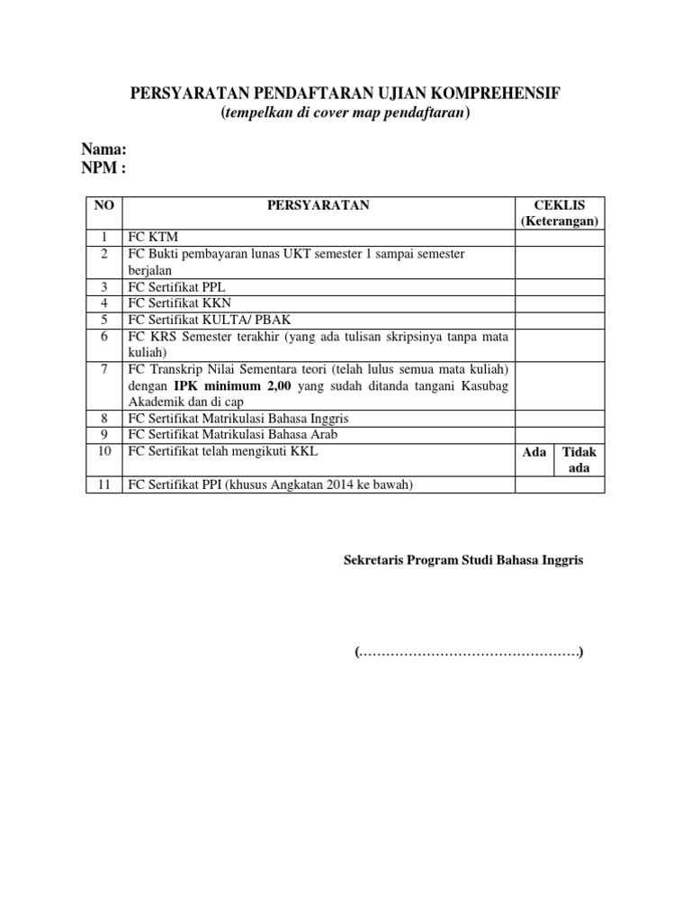 Form Contoh | PDF