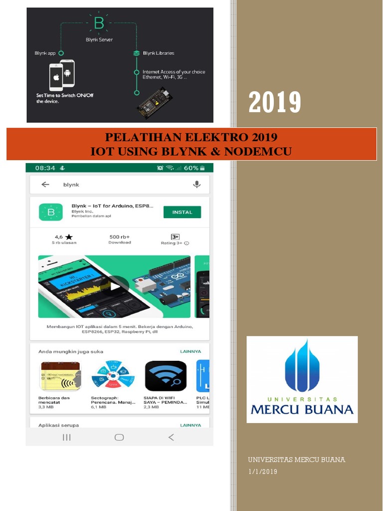 Modul Iot Blynk PDF | PDF | Komputer