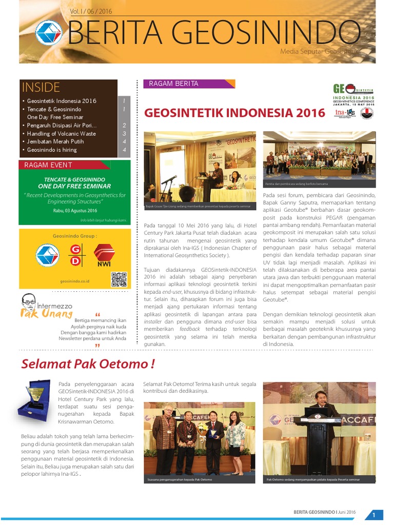 Newsletter Vol 1 | PDF