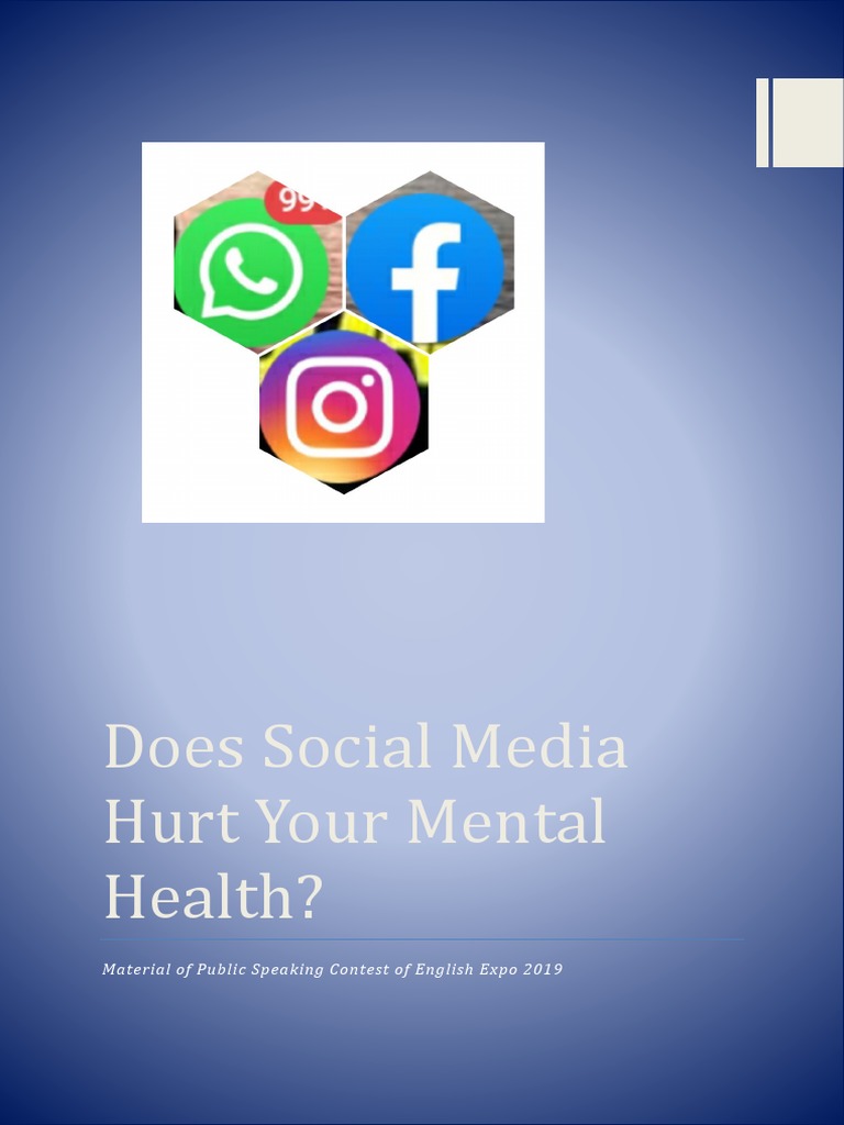 Does Social Media Hurt Your Mental Health | PDF | Social Media ...