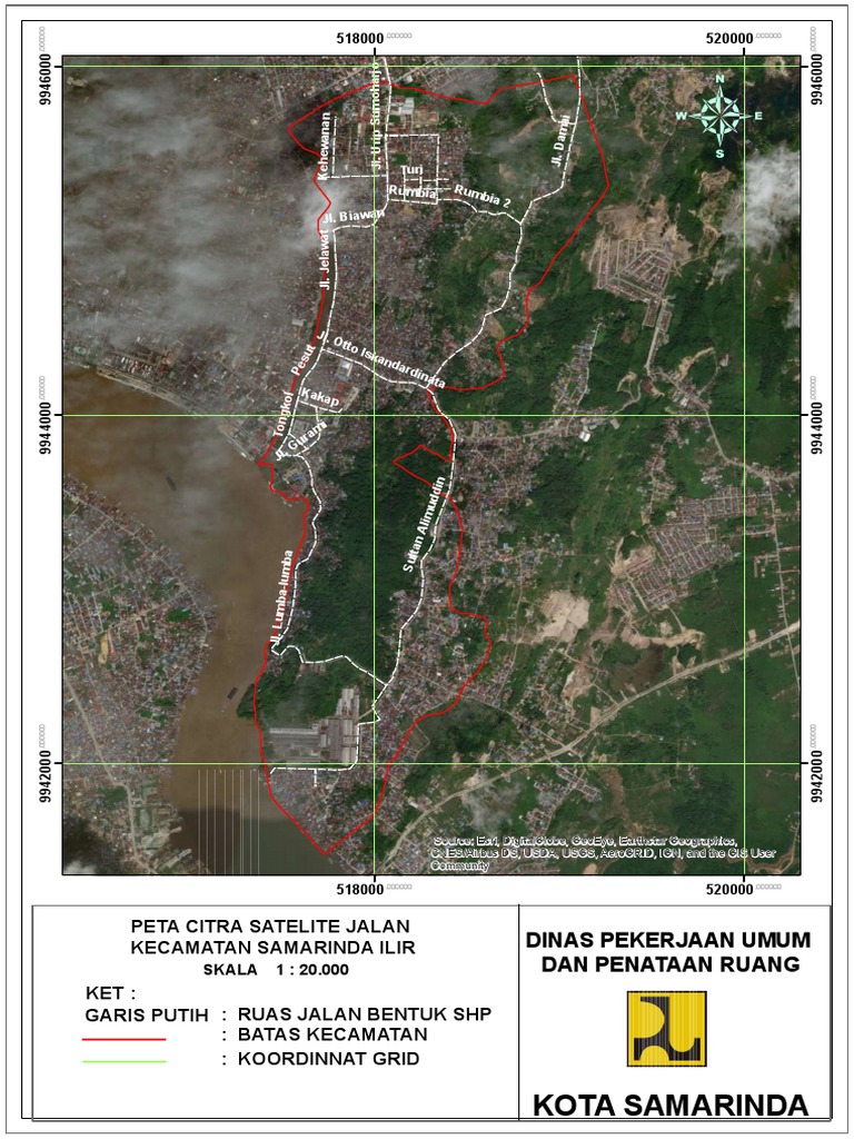Peta Samarinda Ilir | PDF | Geographical Technology | Geographic Data ...