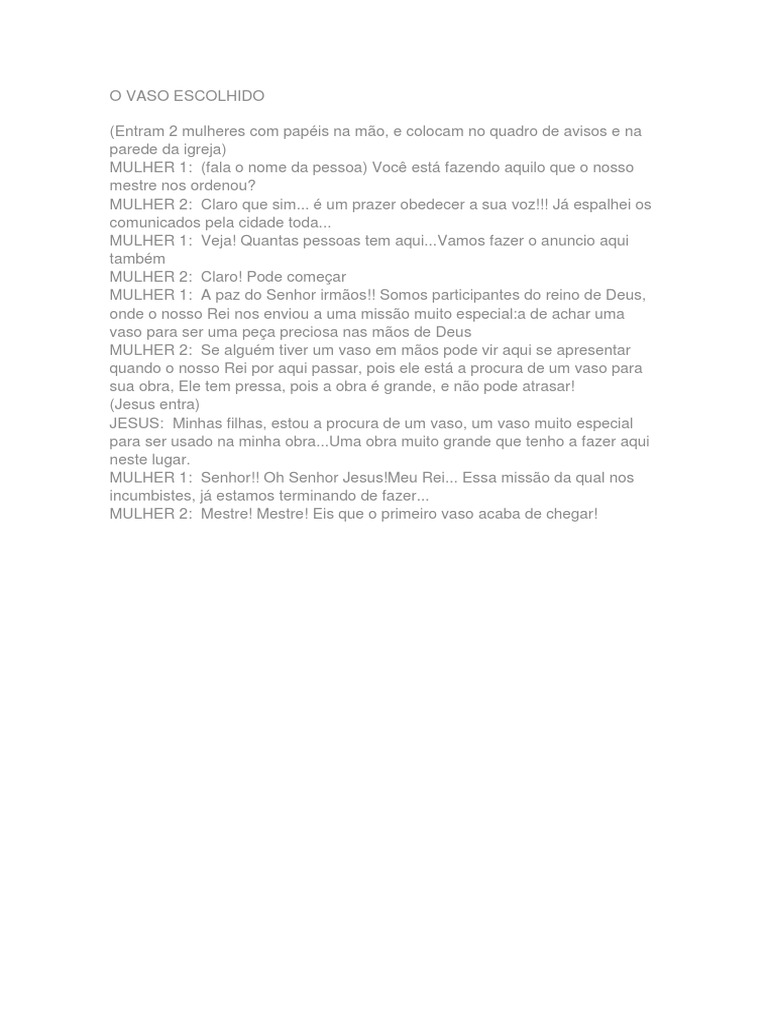 O Vaso Escolhido Pdf