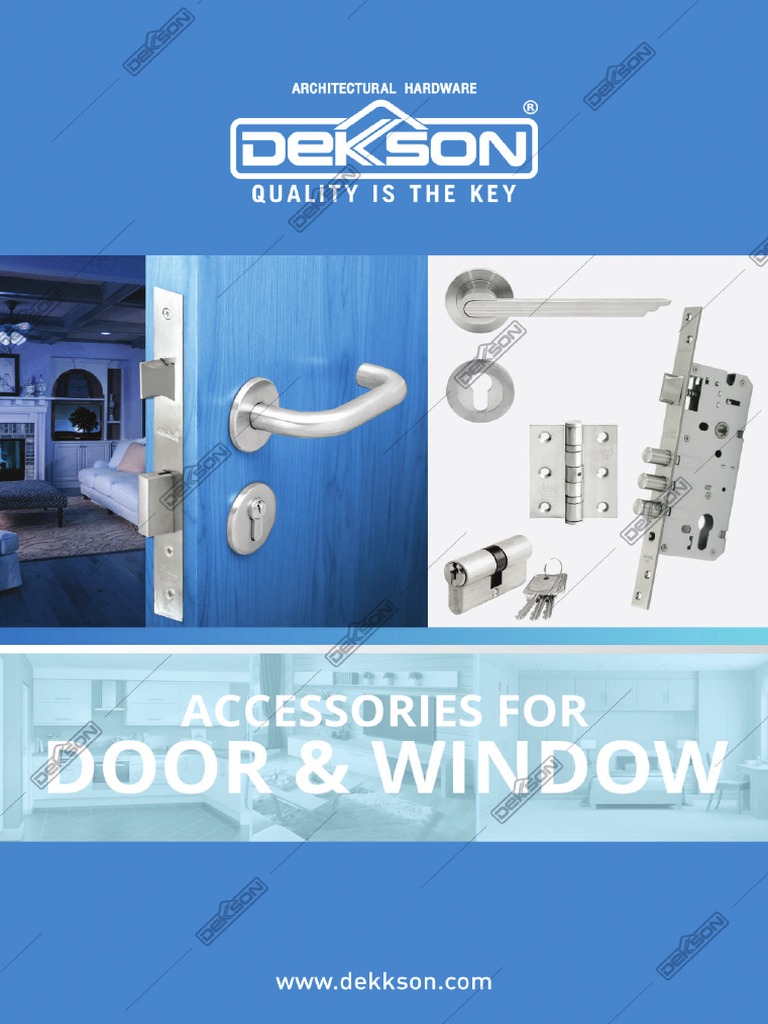 A. Dekkson Accesories For Door Window PDF | PDF