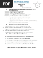 Filipino Grade3 Activity Sheets | PDF