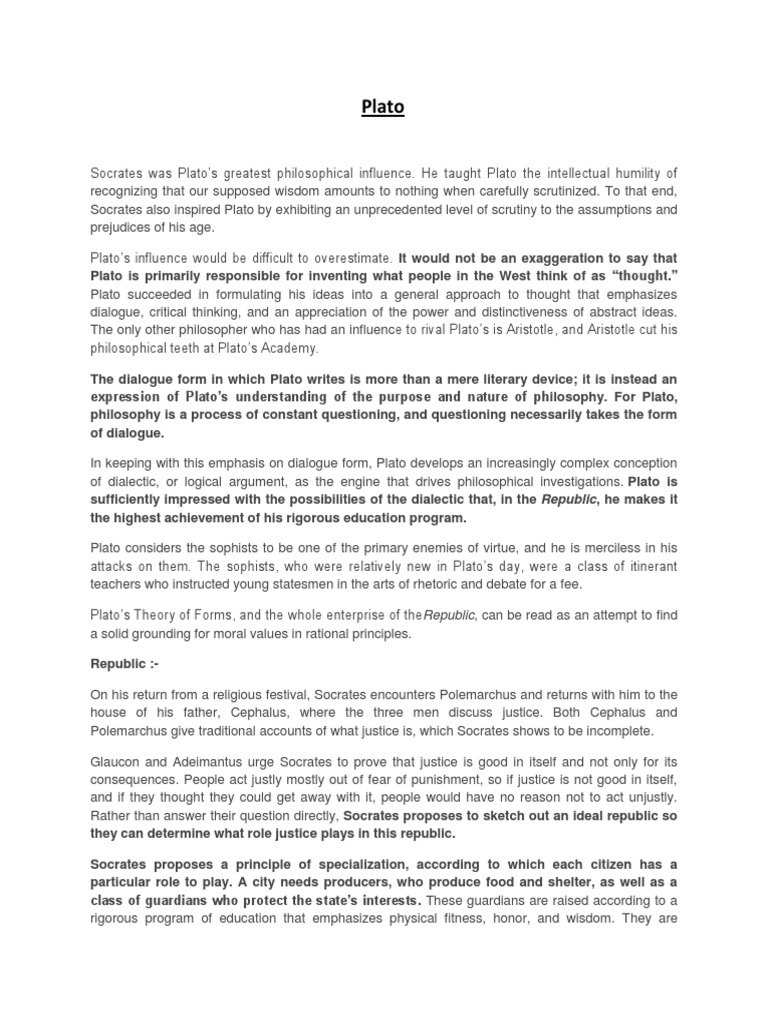 Plato | PDF | Plato | Dialogue