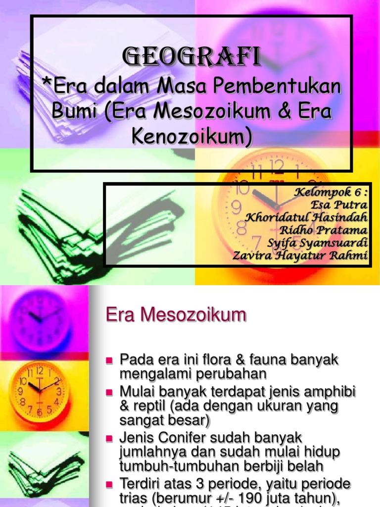 Mesozoikum Kenozoikum | PDF