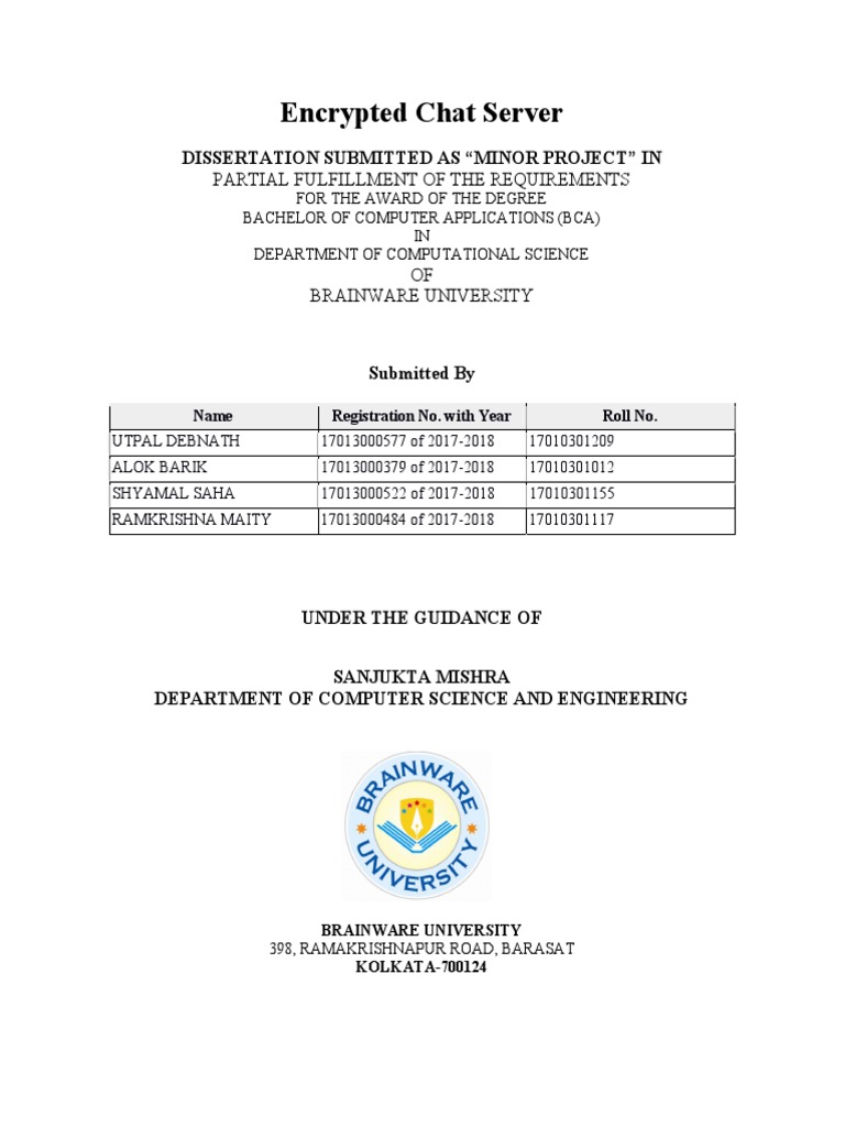 Minor Project Document | PDF | Port (Computer Networking) | Network Socket