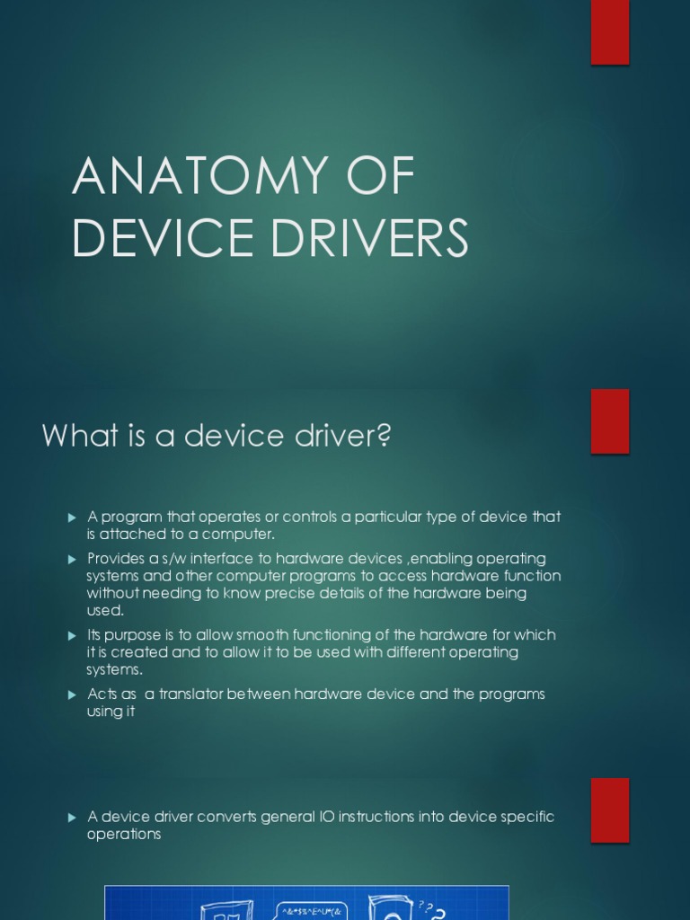 Understanding the Anatomy and Functions of Device Drivers | PDF ...