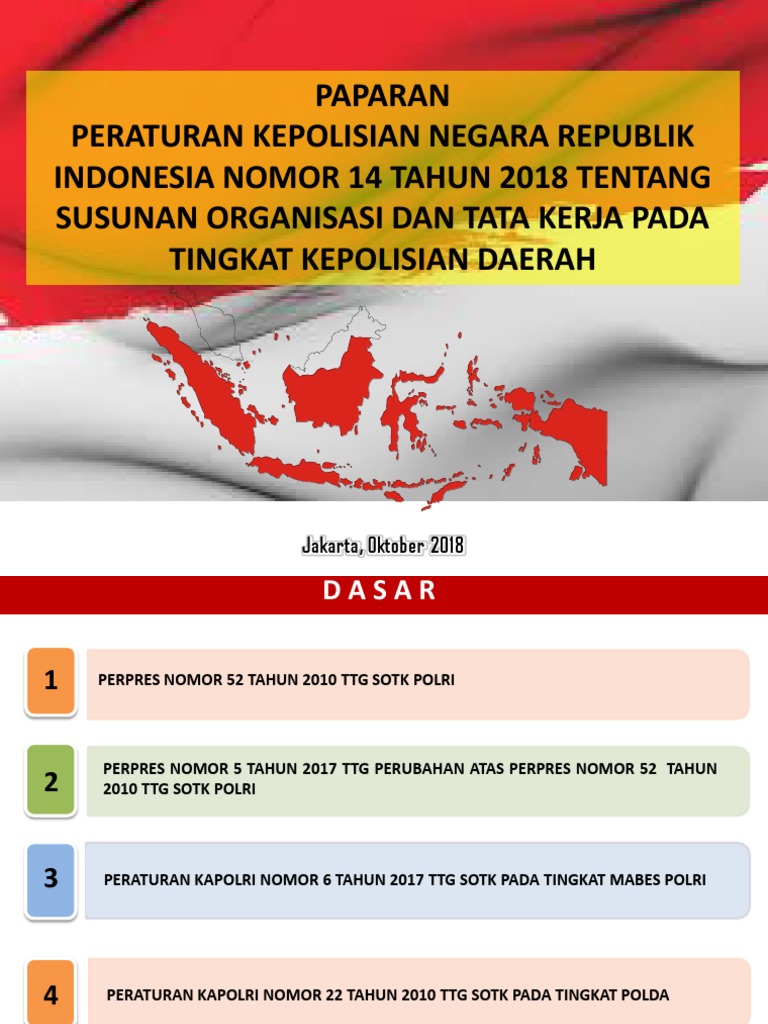 PAPARAN SOTK POLDA TIPE A KHUSUS (Perpol 14 Tahun 2018) | PDF