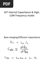 BJT-Internal-Capacitance and Hybrid Pi Model | PDF | Bipolar Junction ...