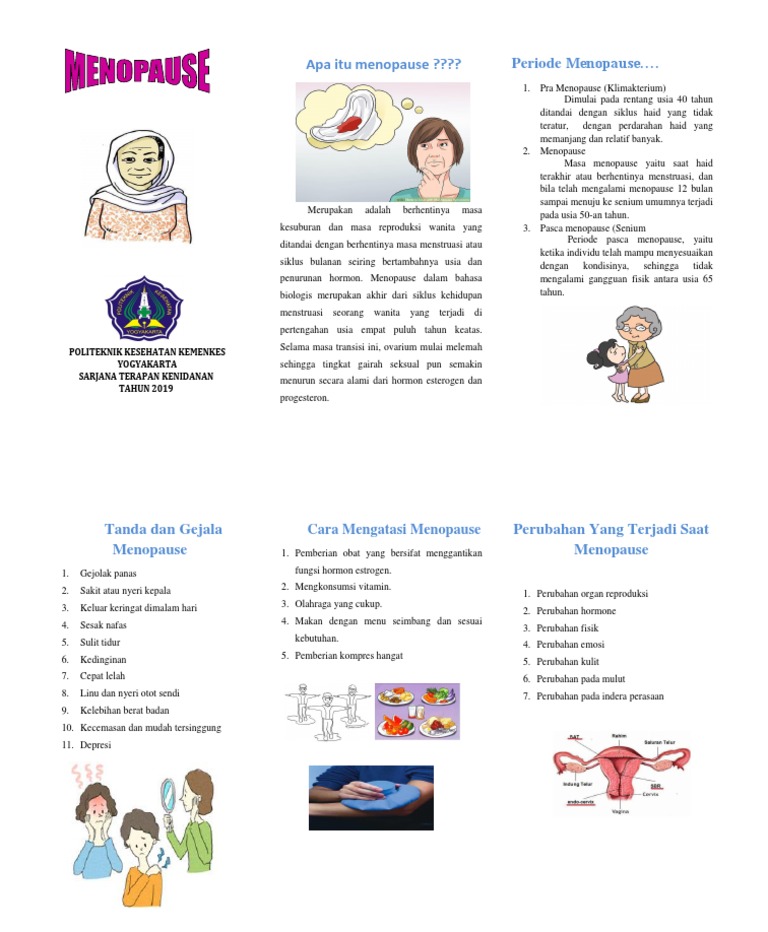 LEAFLET Menopause | PDF