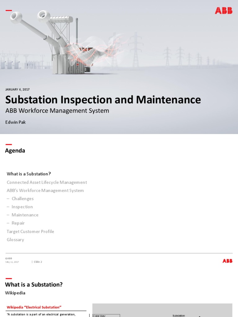 Substation Inspection and Maintenance | PDF | Electrical Substation ...