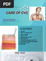 Care of CVP Line | PDF | Intravenous Therapy | Clinical Medicine