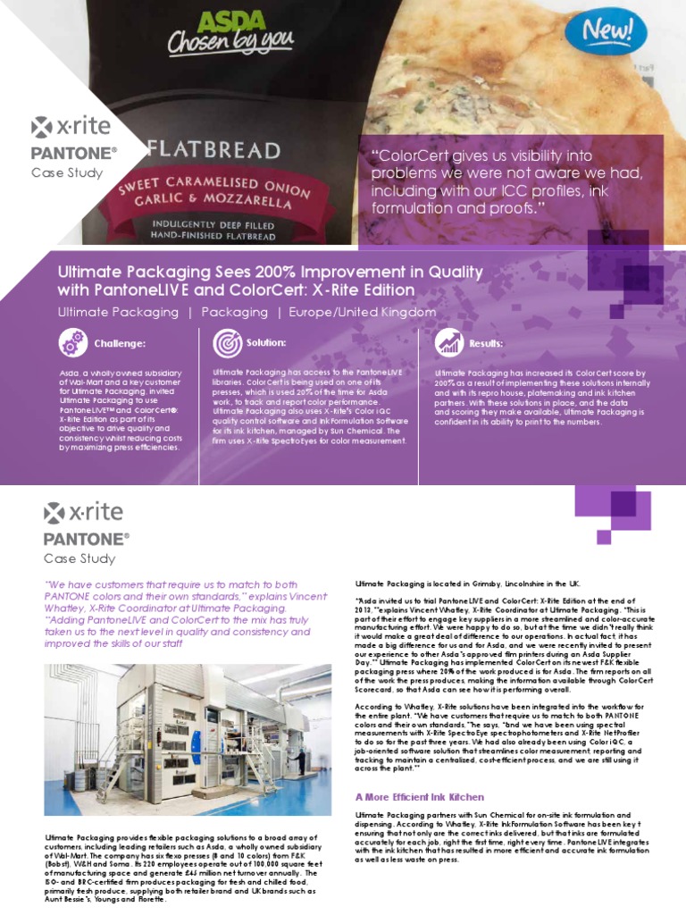 Ultimate Package Case Study X Rite | PDF | Business