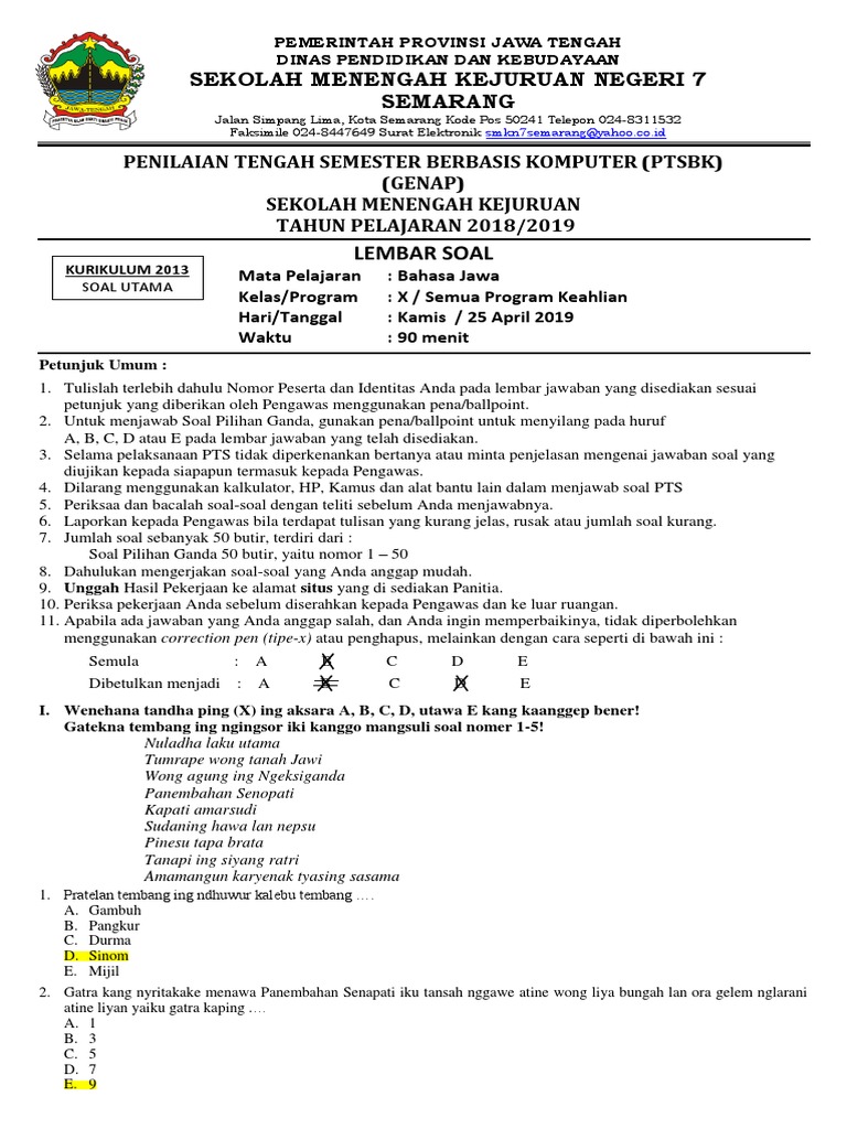 10 Bahasa Jawa PDF | PDF