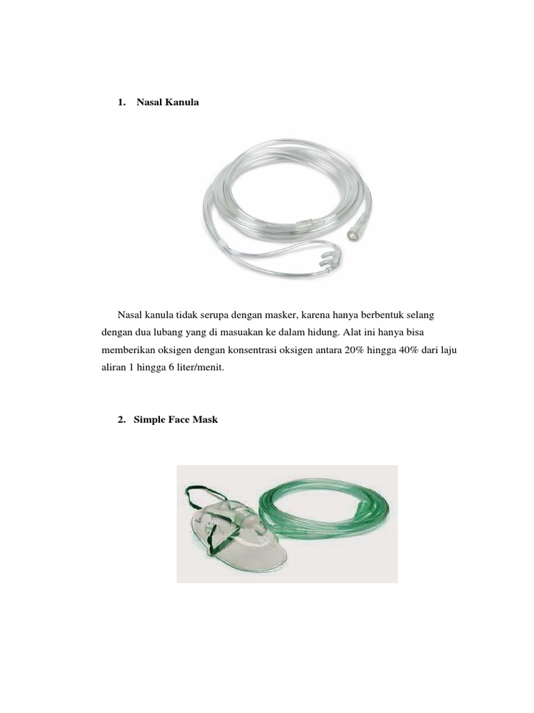 Panduan Alat Oksigenasi dan Spirometri | PDF